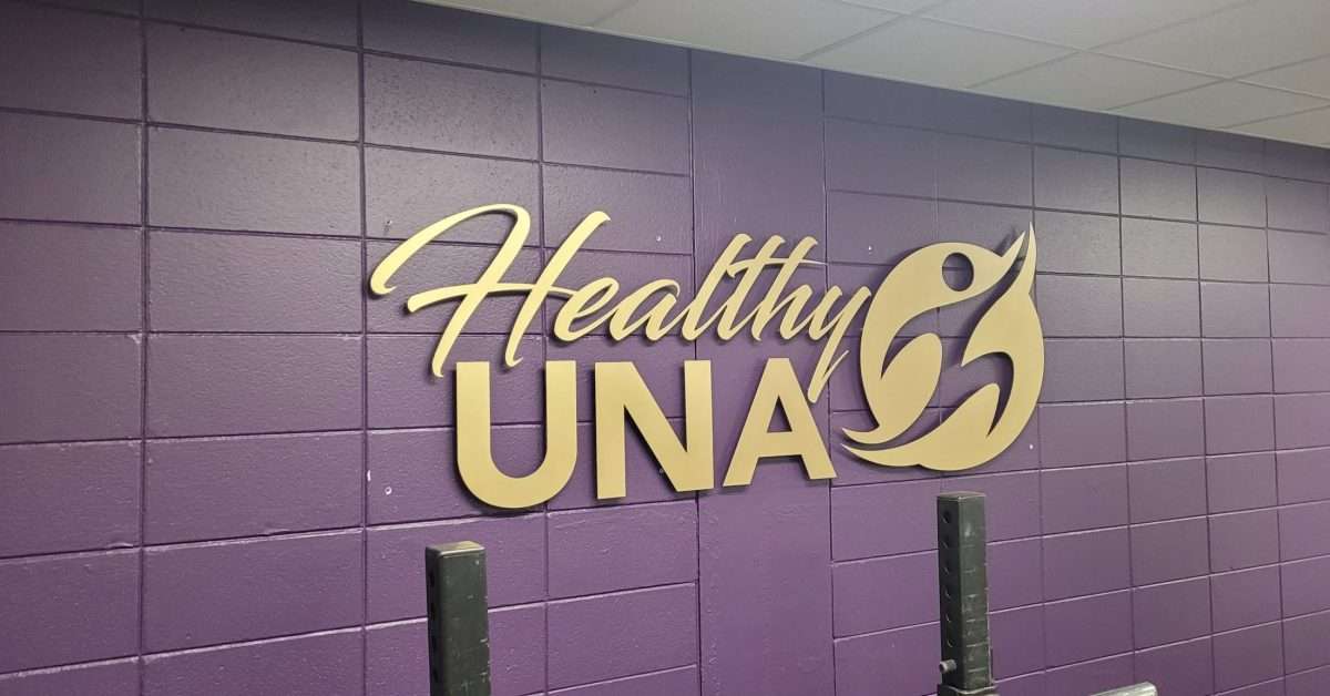 Healthy UNA - Alabama Metal Art